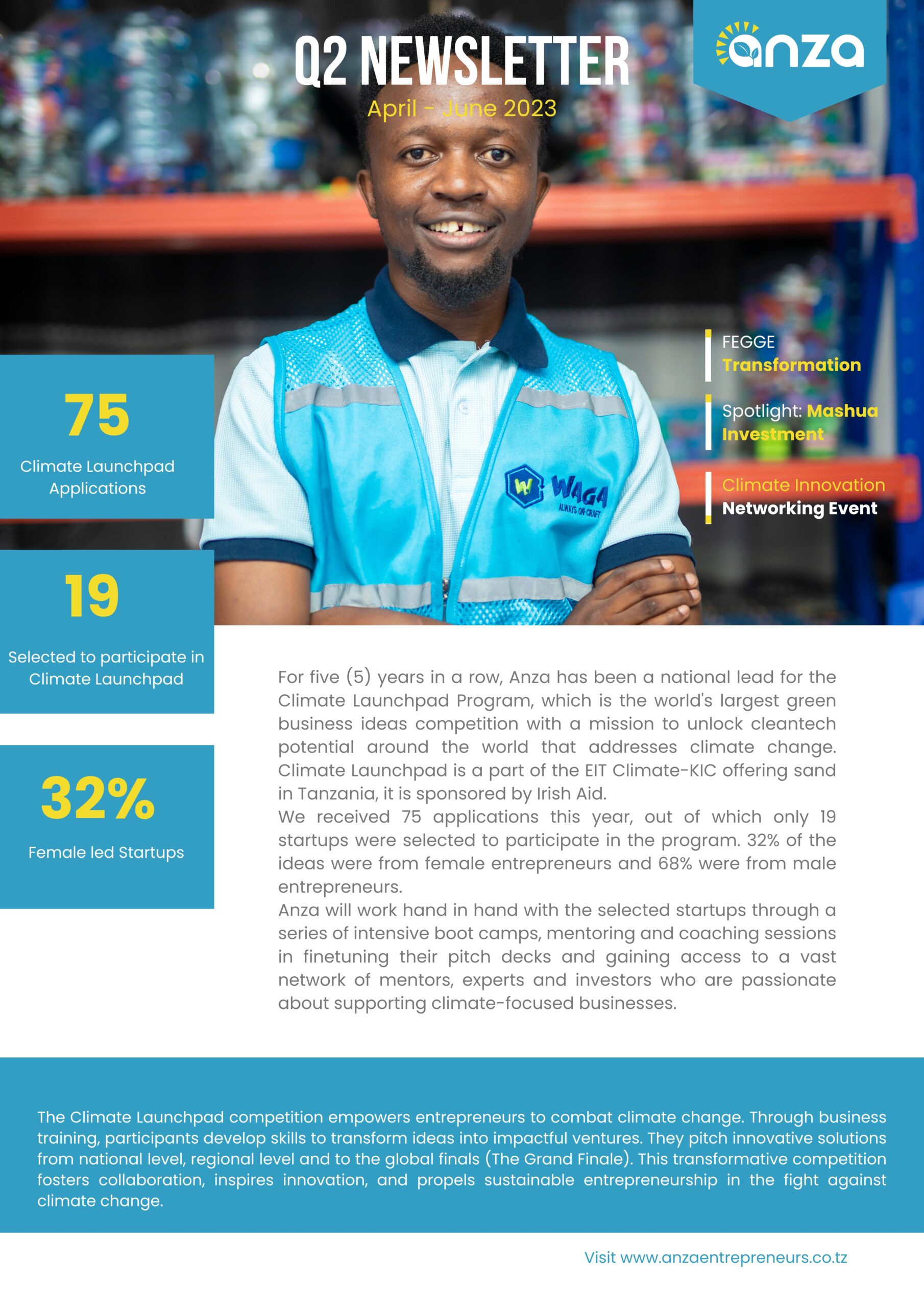 Newsletter – Anza Entrepreneurs